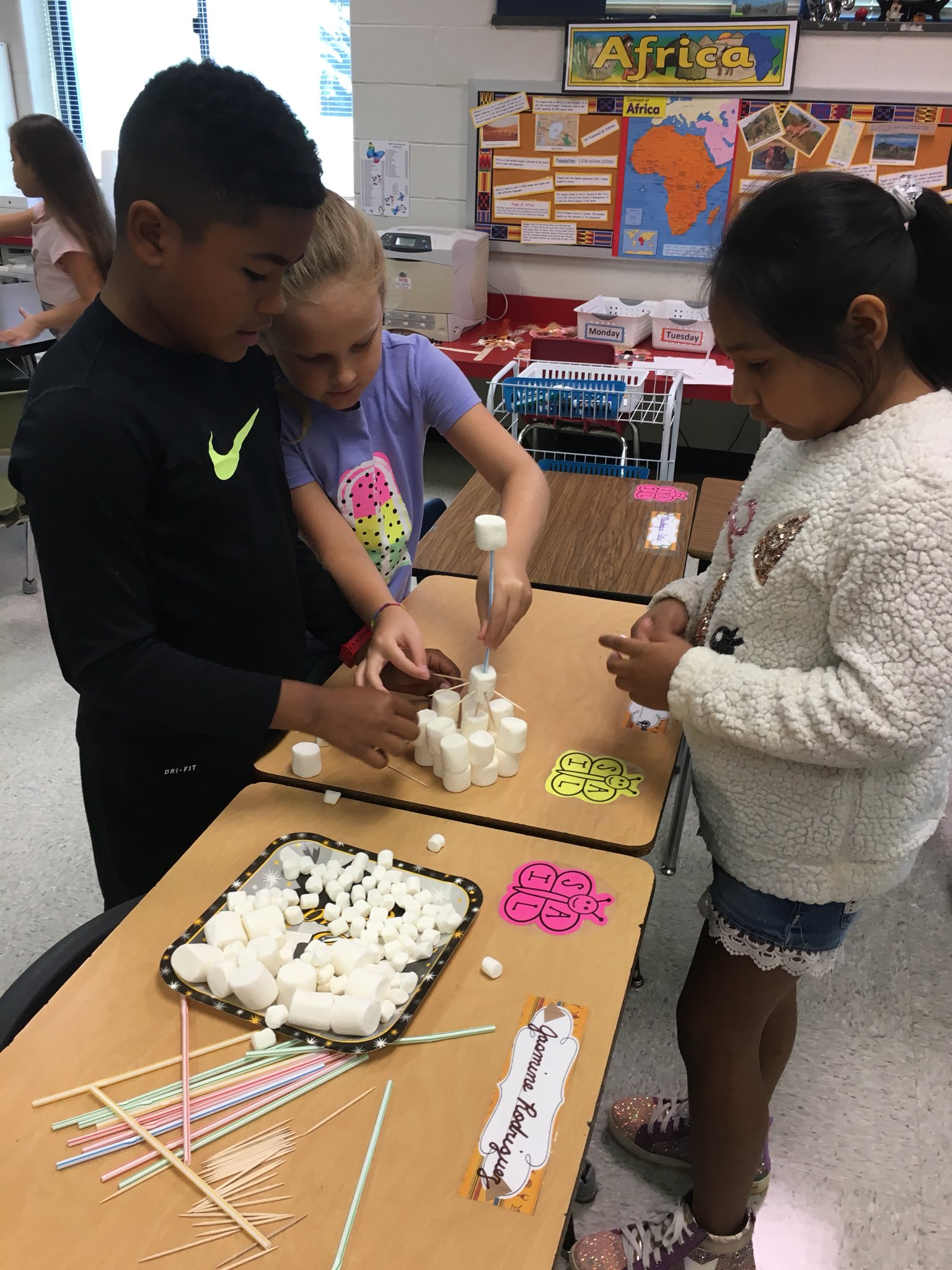 Forever a Teacher at ️ on Twitter: "Team building exercise with ...