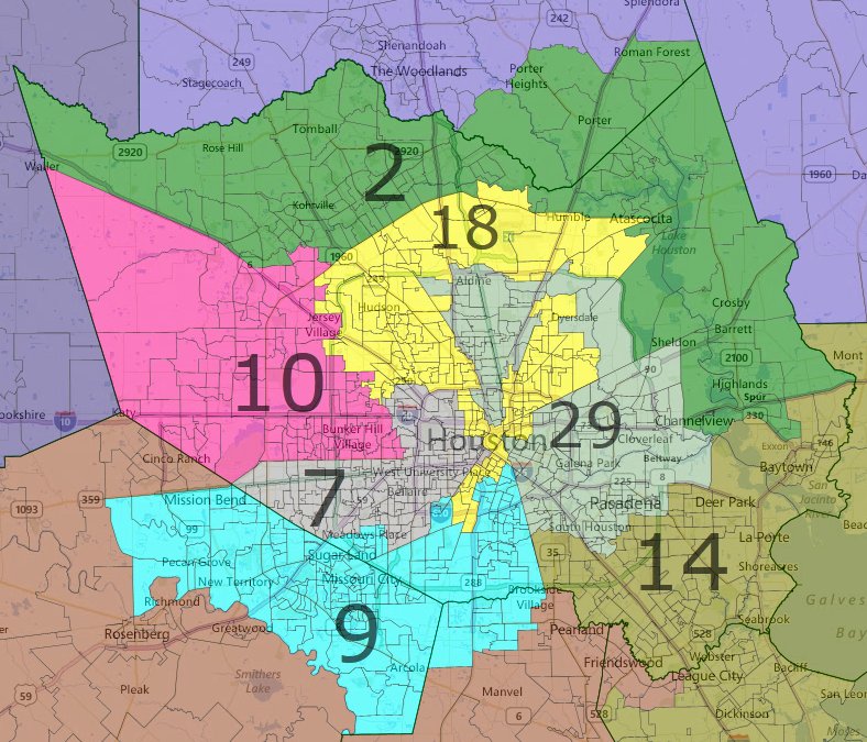 I like how Texas' 35th district is just long enough to have both Austin ...