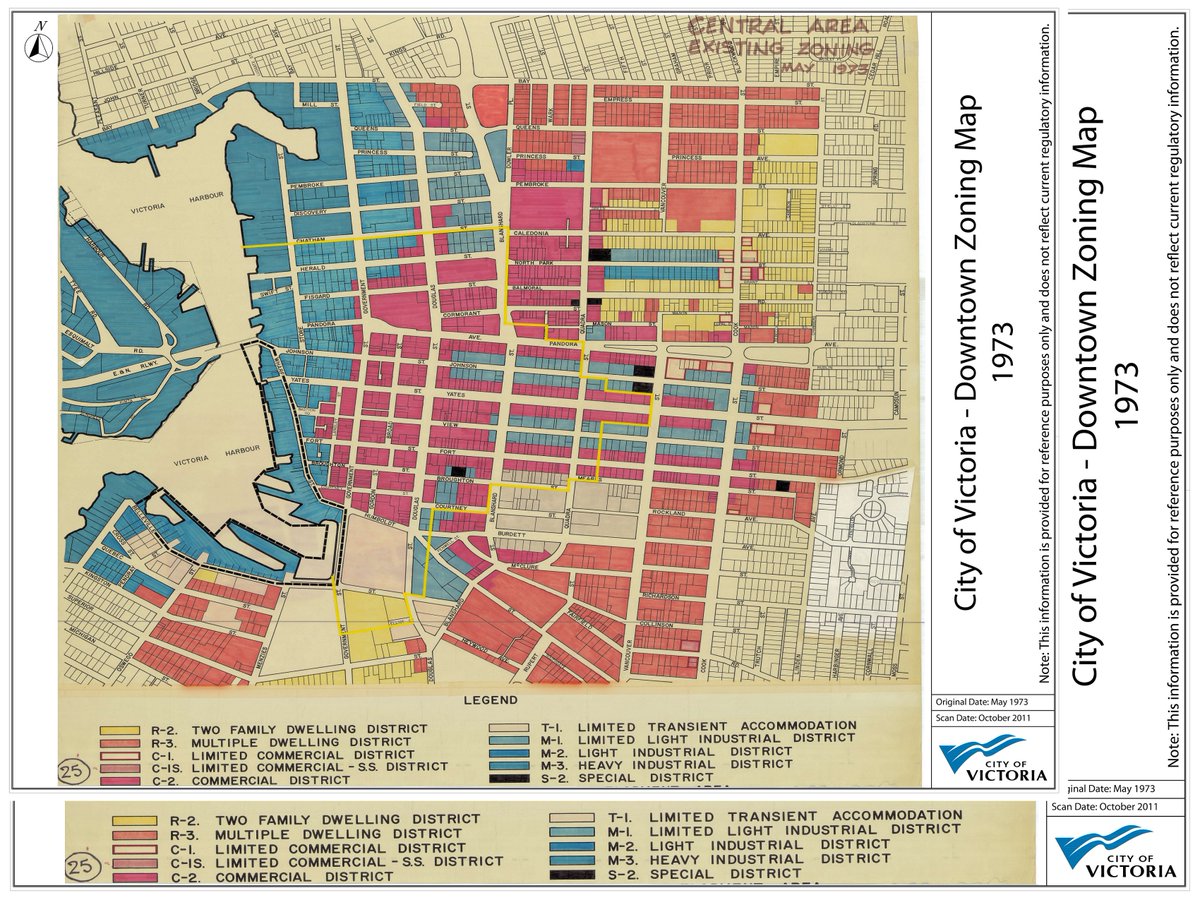 Map Of Downtown Victoria Victoria (Victoria And Esquimalt) Town Plan,