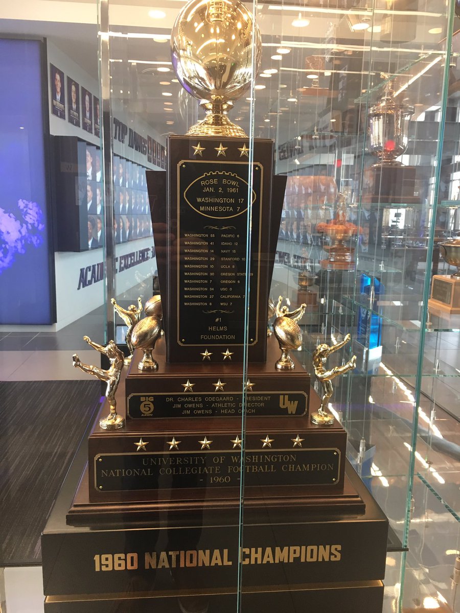 Teams that have had trophies made for National Championship claims? : r/CFB