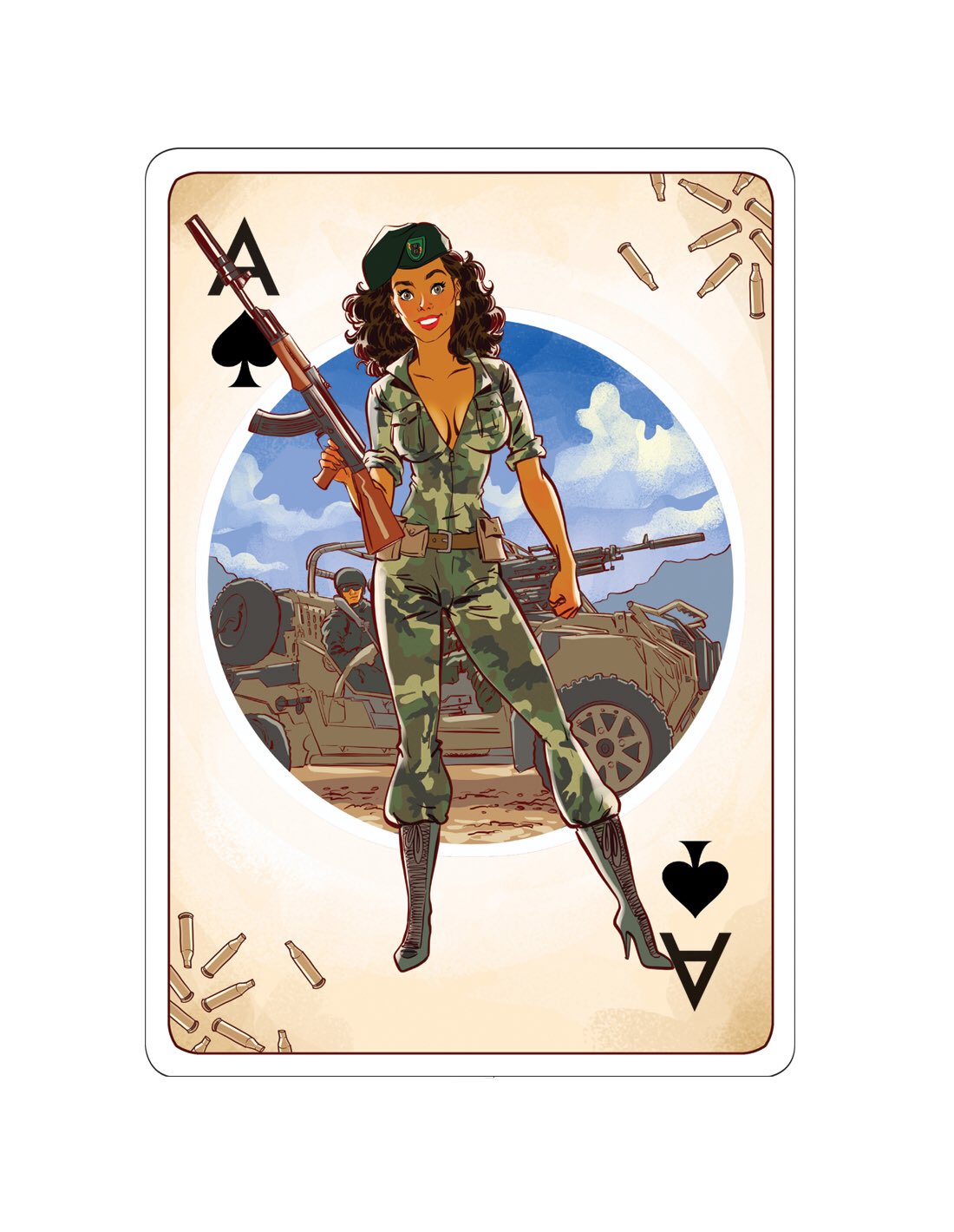 Army Military Pin Up Girls