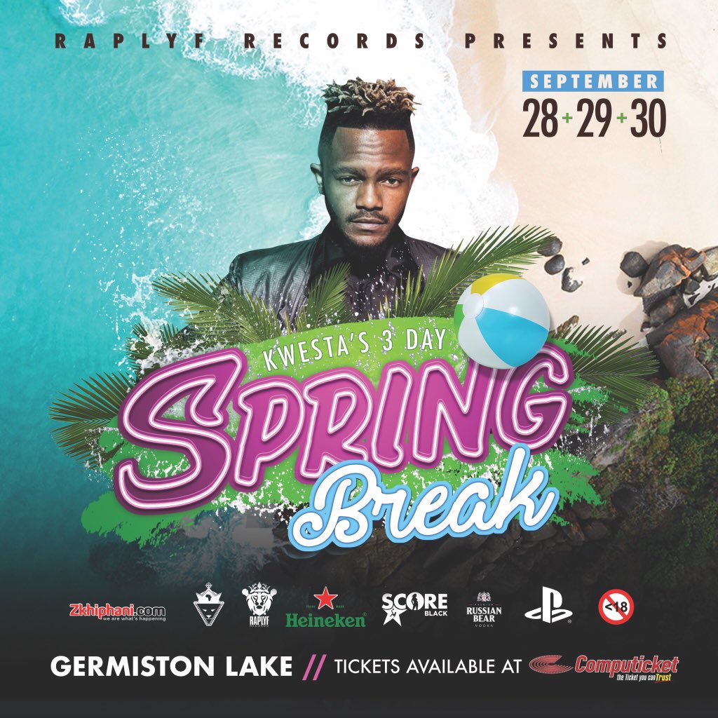 Top 20 Artists Announced For Kwesta’s 3 Day Spring Break