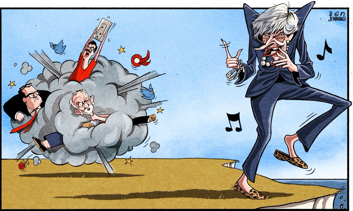 The Ipaper Cartoon - Dancing Maybot : r/ukpolitics