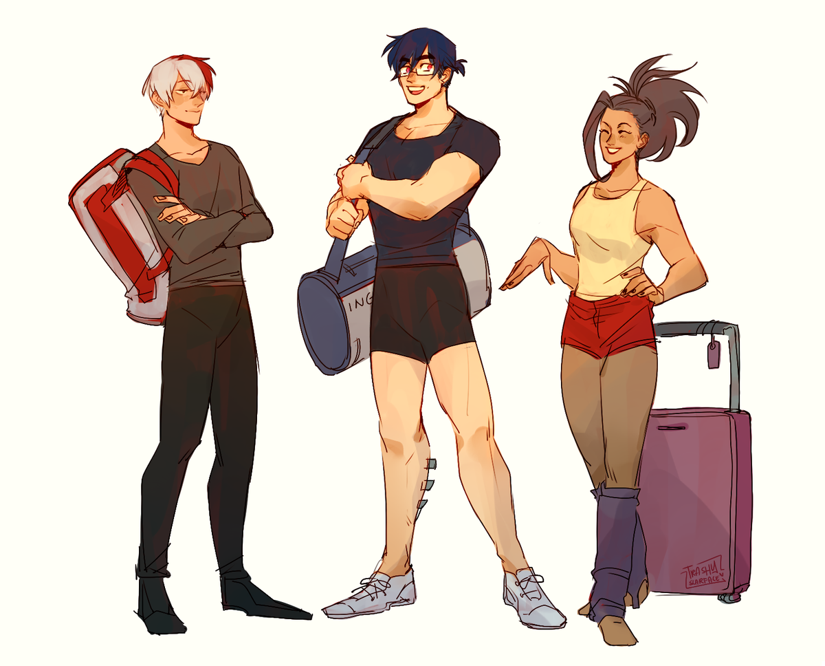 「The Rich Kids Club! Iida and Momo as ballet dancers & Todo a」 muppet ...