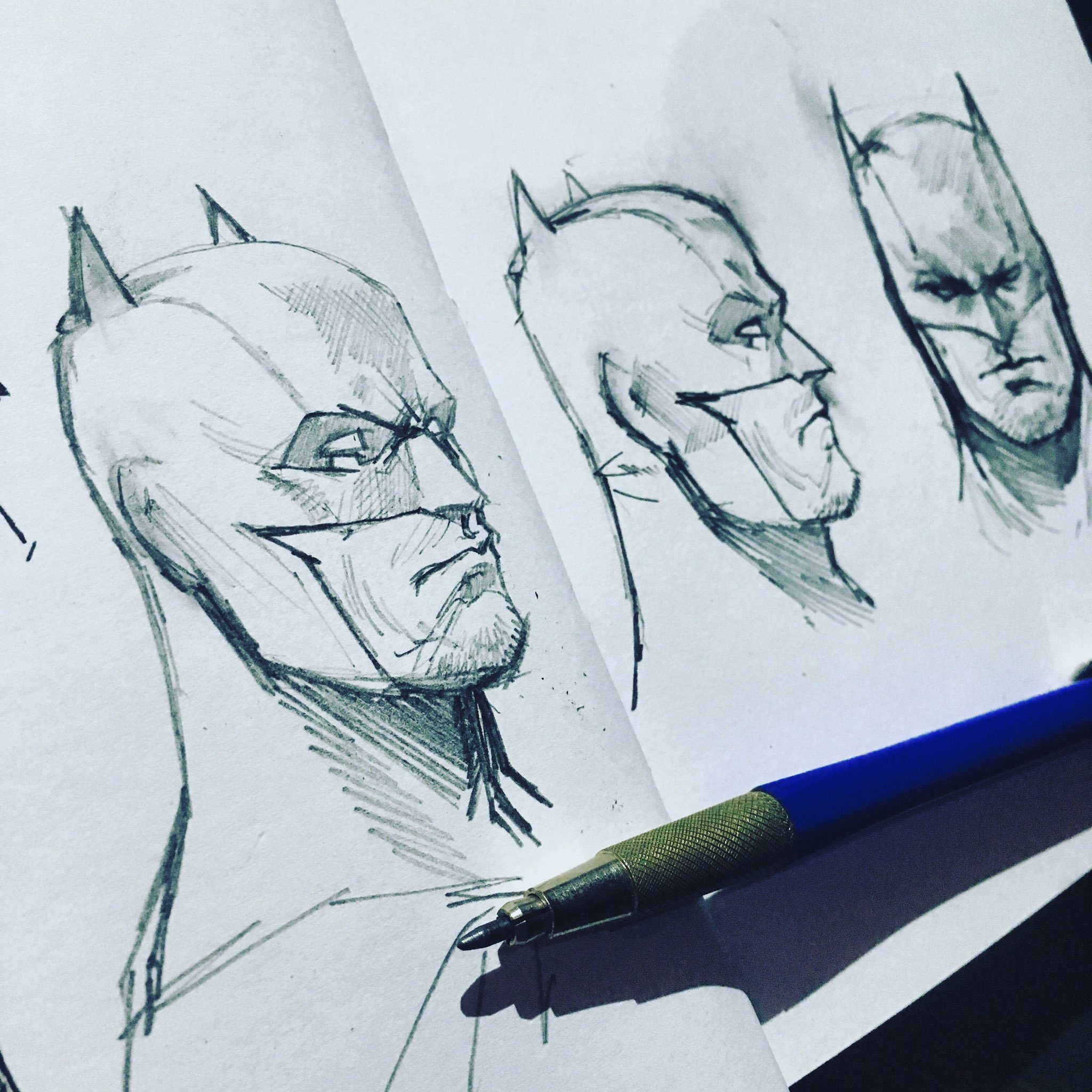 Batman Head Side View