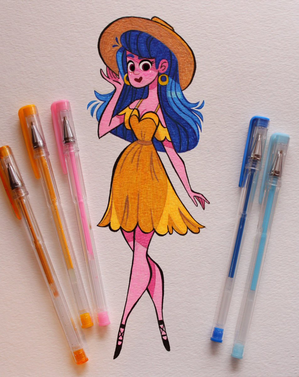 「Hi, I'm Ashley! I'm a BG painter and vis」|Ashley Odellのイラスト