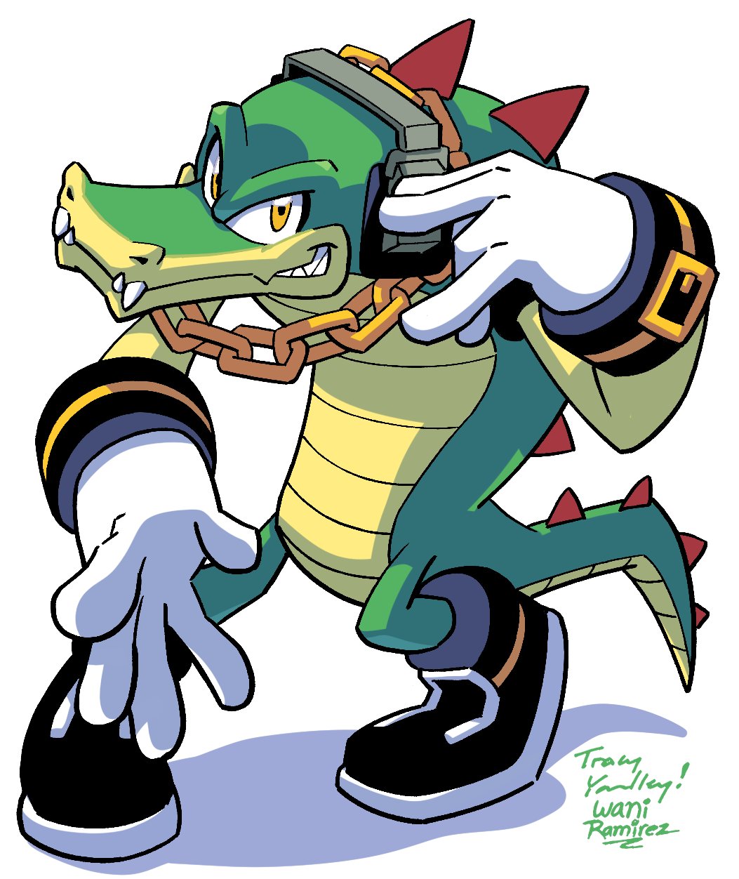 Human Vector The Crocodile