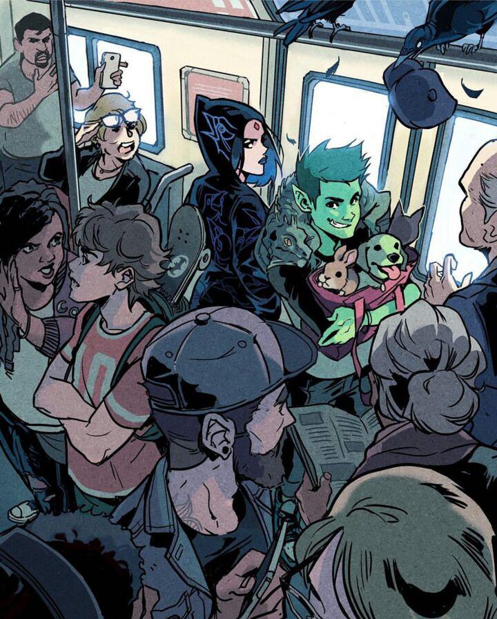 Garfield Logan And Rachel Roth