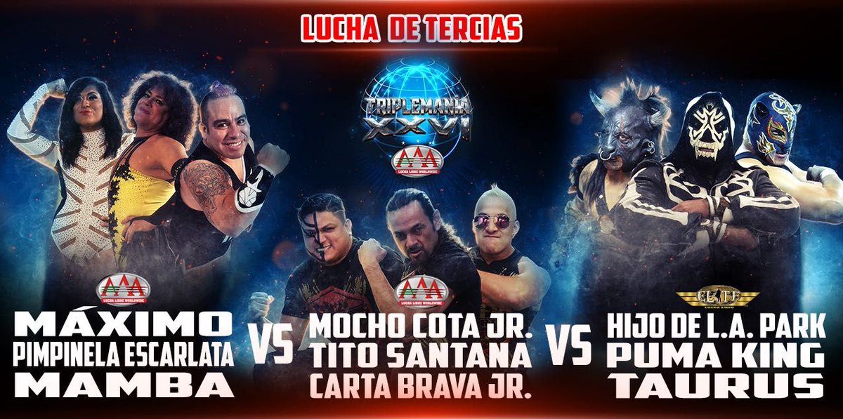 AAA: Lucha Callejera, de Escaleras, Título Mixto y de Tríos en ...