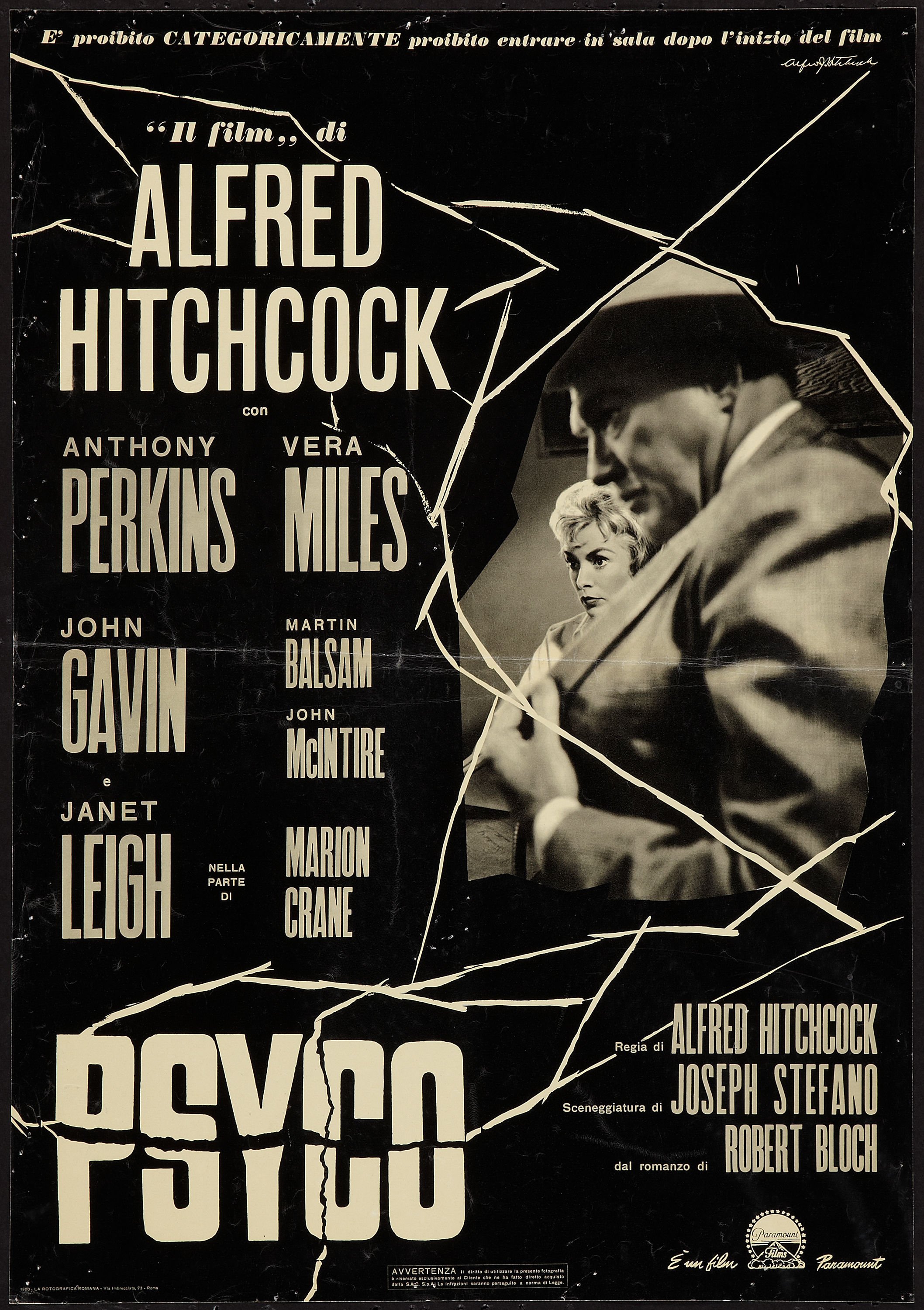 Psycho 1960 Poster