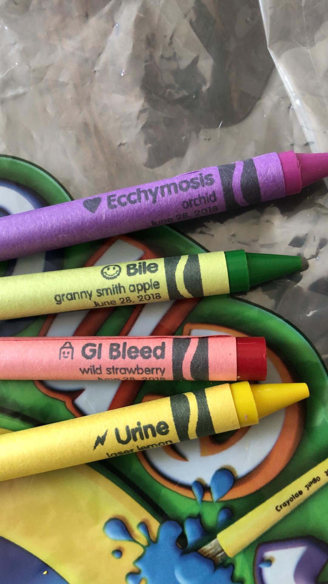 Granny Smith Apple Crayon