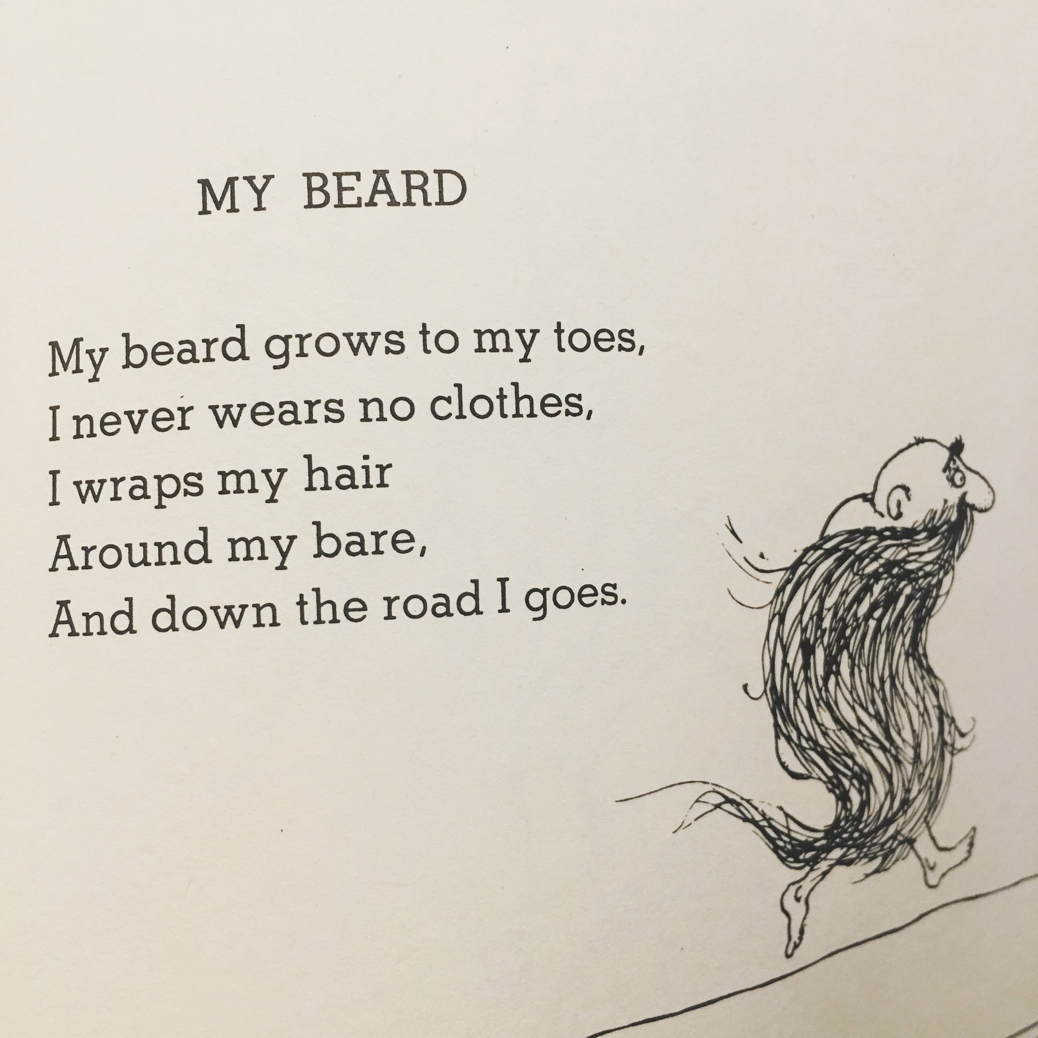 Shel Silverstein My Beard