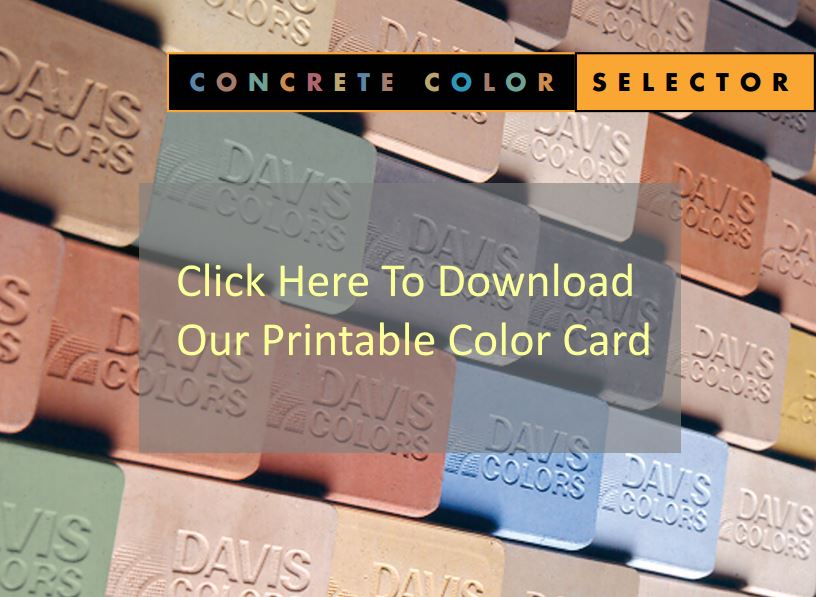 Davis Colors Concrete Color Selector