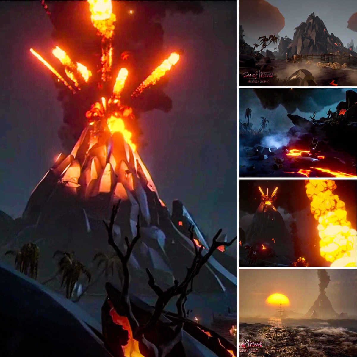 Sot forsaken shores volcano islands / Twitter