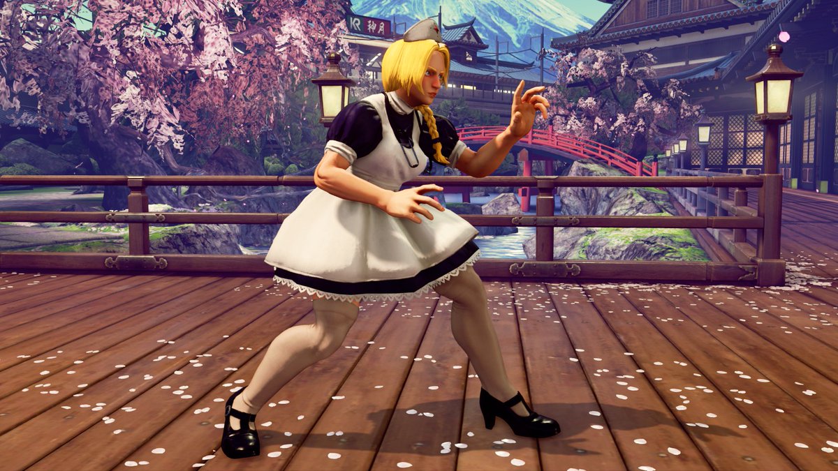 Street Fighter V gets new...Maid? costumes for Falke, Menat, R Mika and ...