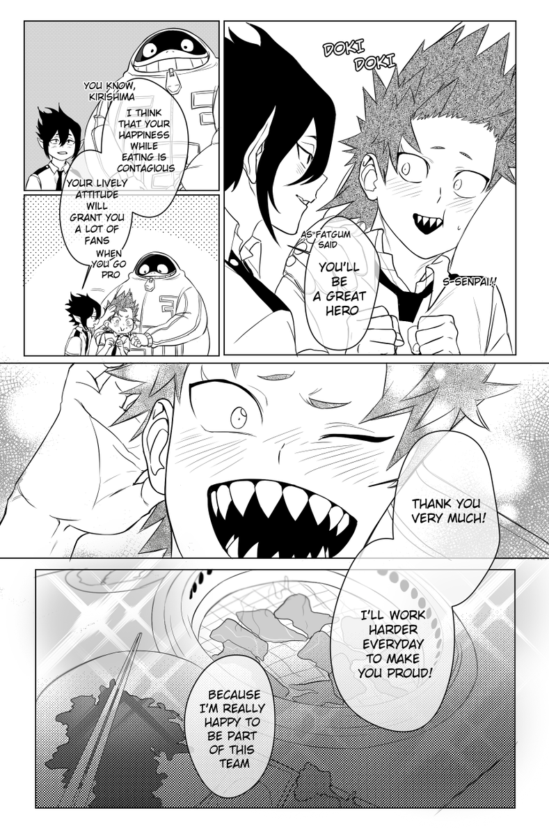 RT ️] Preview of my comic for @kirishima_zine! Collaborated」Milaaの漫画