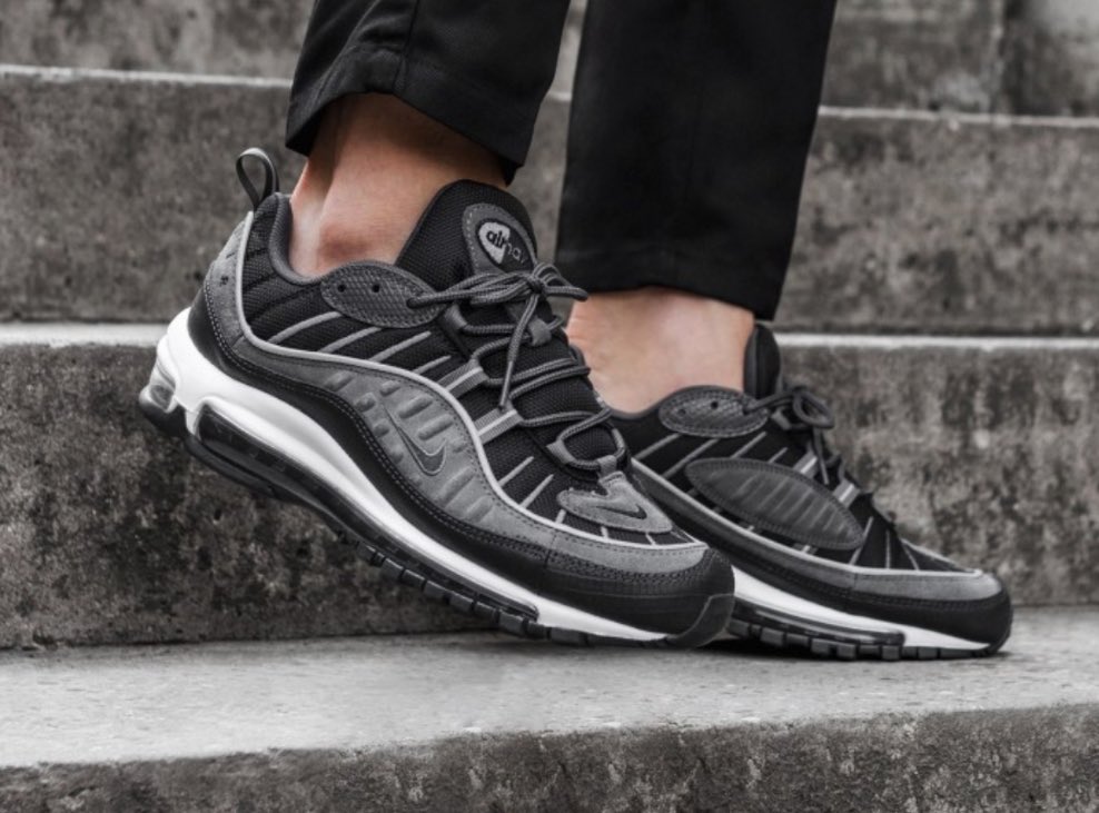 SNKR_TWITR on Twitter: "Air Max 98 SE ‘Black/Anthracite’ available in select sizes on Citygear ...