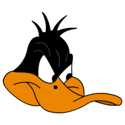 Daffy Duck Scared