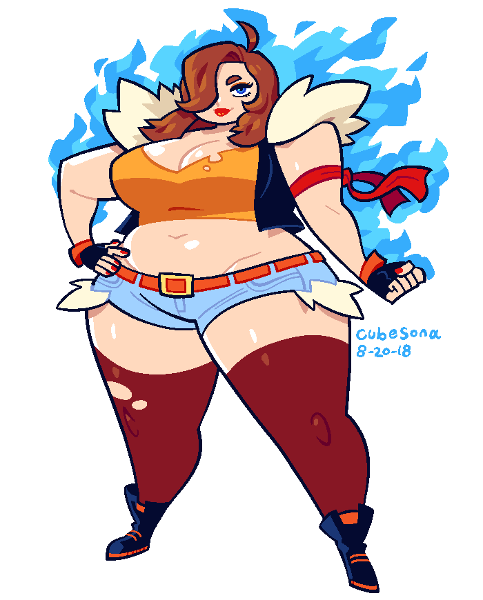 Cubesona on Twitter: "Commission to redesign a client's OC. Also, despite me posting this ...