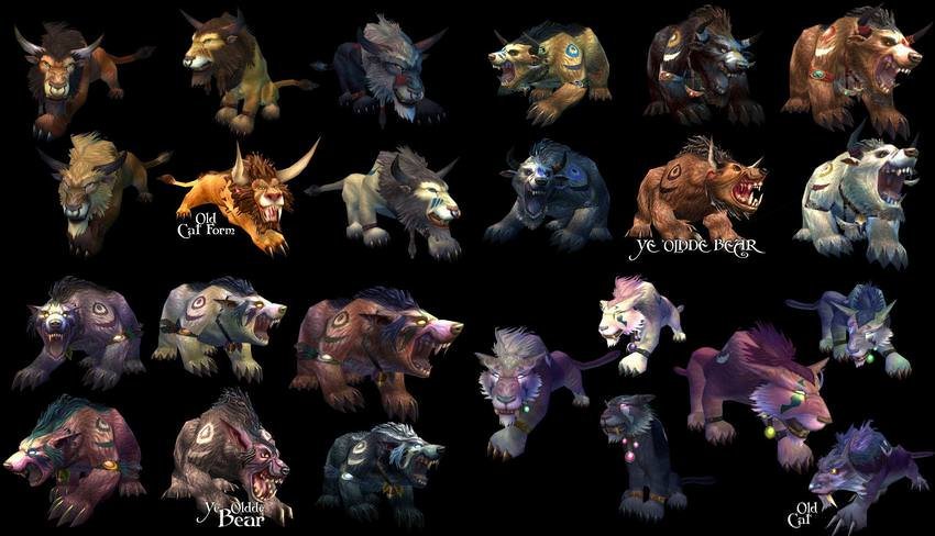 Wow Druid Shapeshifting Forms