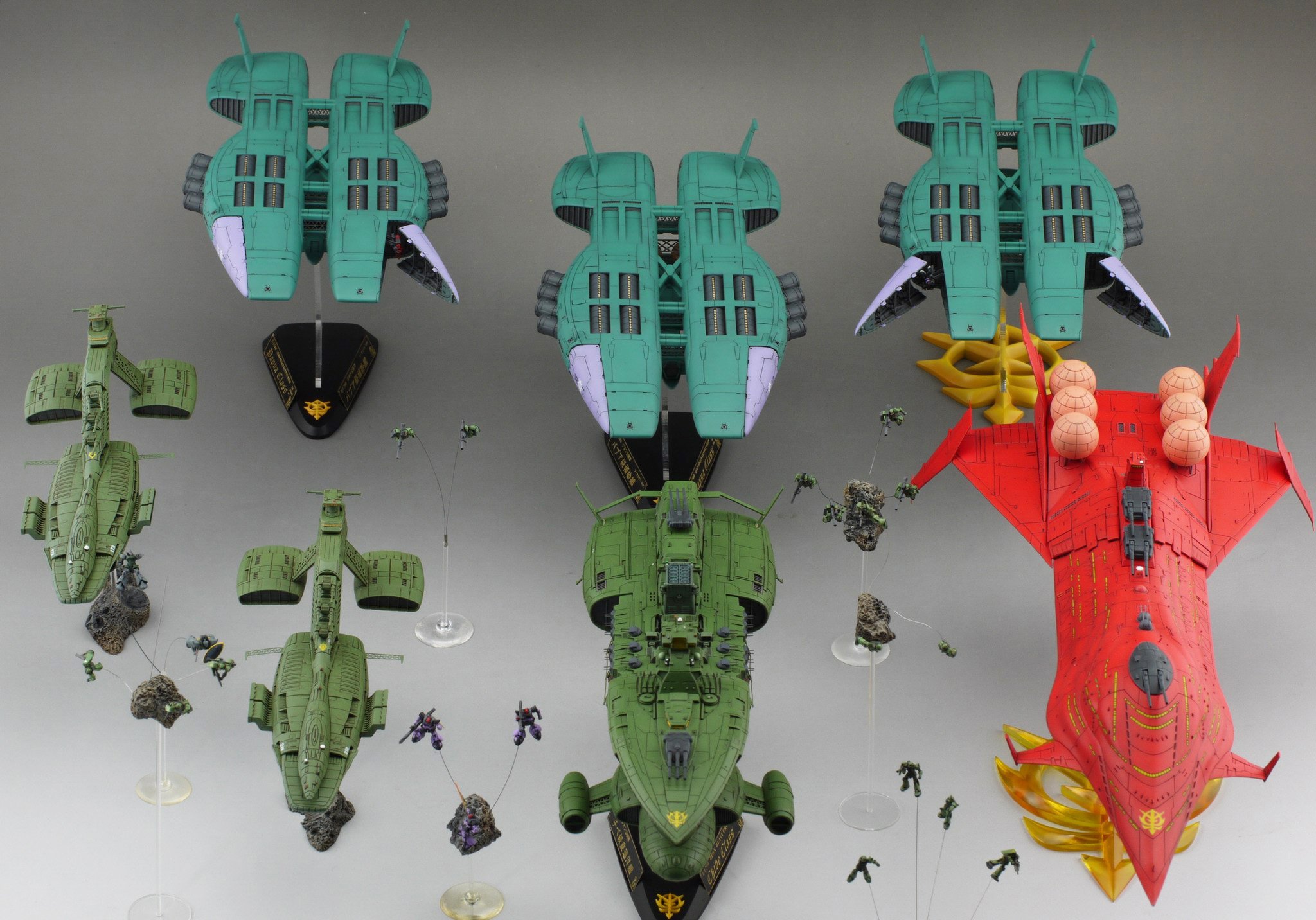 Fleetmo on Twitter: "ジオンの諸君 公国の興亡、この戦いで 目標 わルウム宙域、発進…