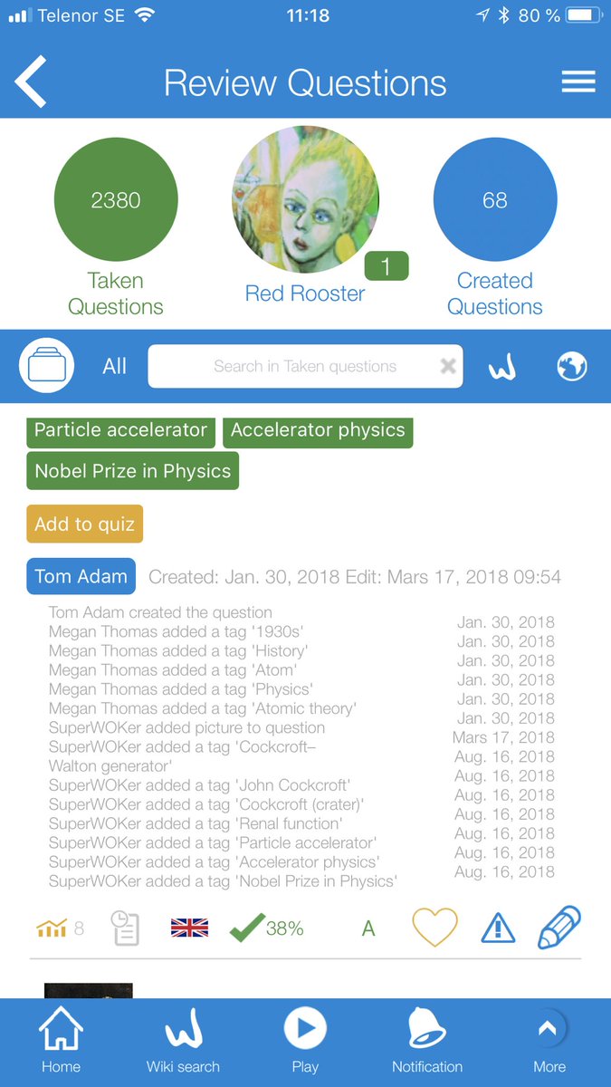 Wikimaster - quiz to Wikipedia