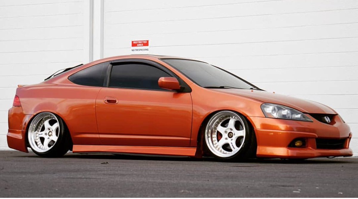 Slammed Red Rsx Type S