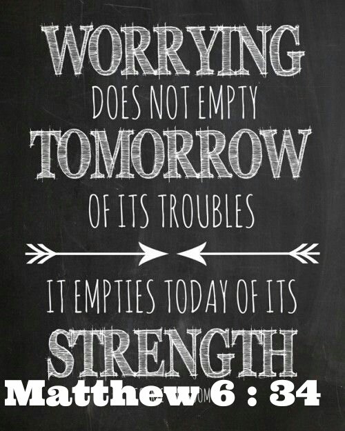 Matthew 6:34 Niv