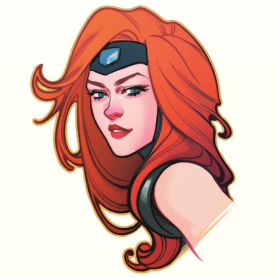Jean Grey Cartoon To Draw