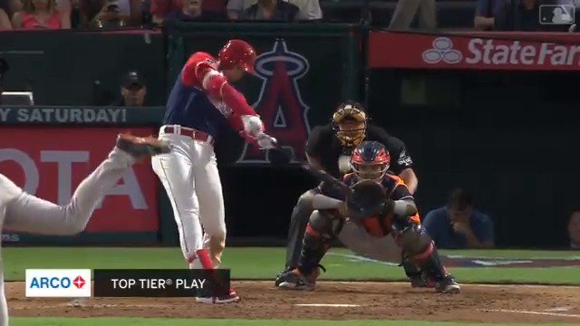 【野球／MLB】大谷翔平がバーランダーから14号2ランホームラン 初球をバックスクリーンへ127M弾 LAA 3-8 HOU[18/08/26]★2