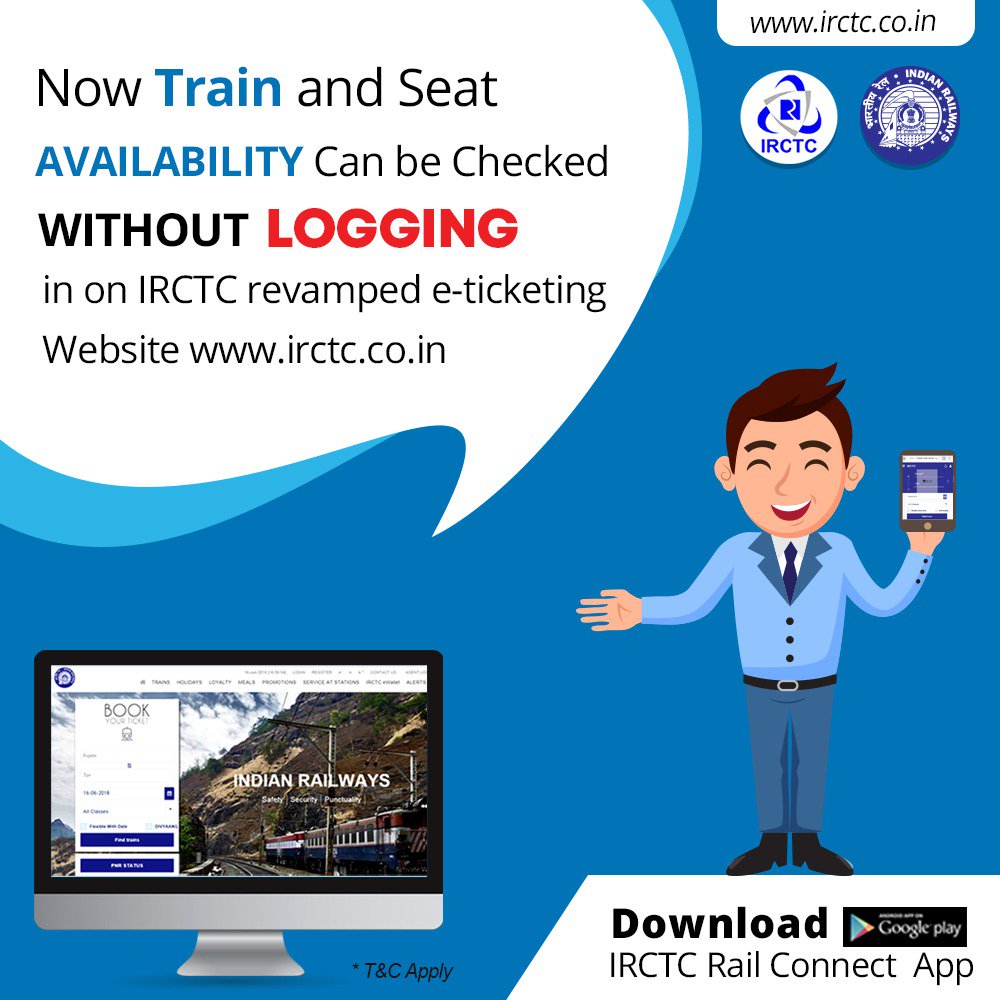 Indian Railways Seat Availability Between Stations