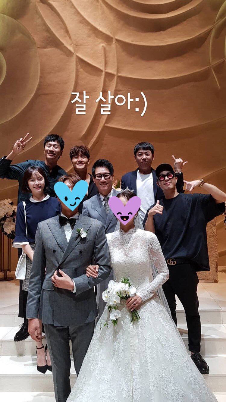 Kim Jong Kook Wedding Yoo Jae Suk Attends Lee Sang Yeob's Wedding