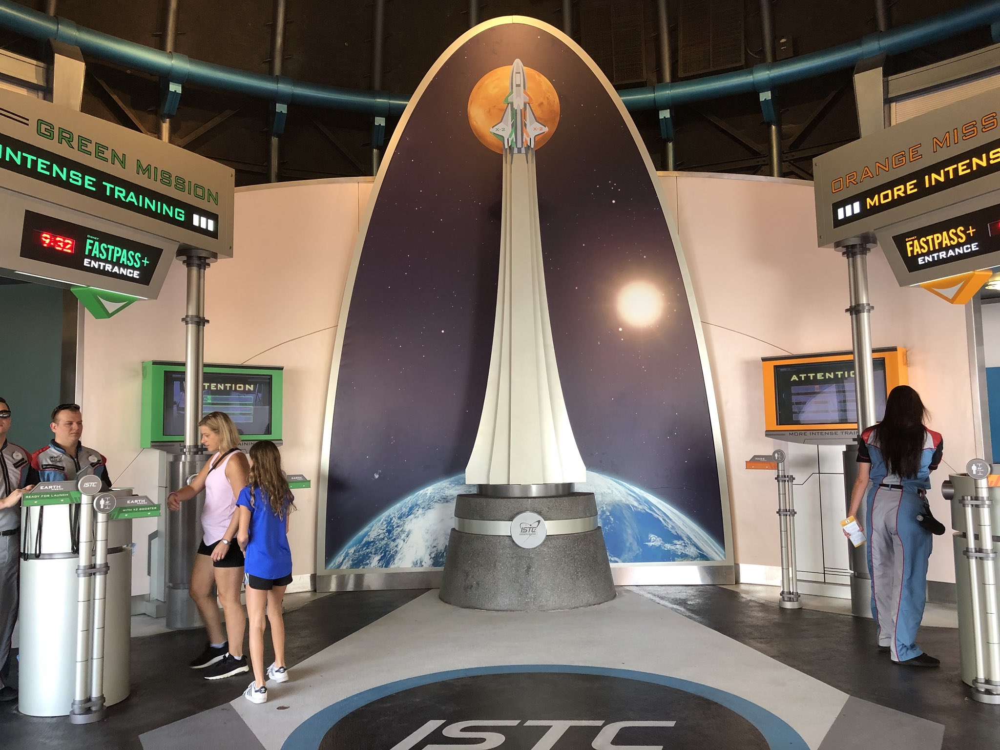 Mission Space Epcot Inside