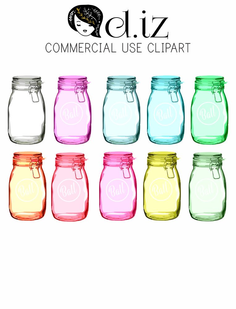 Mason Jar Clipart