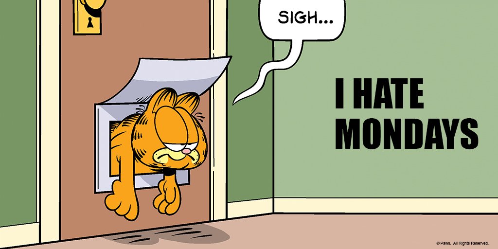 Garfield I Hate Mornings