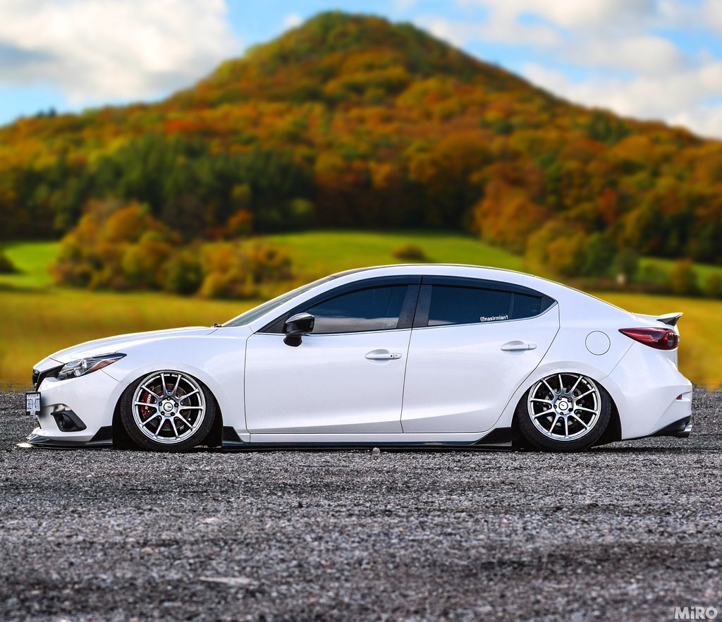 Stanced Mazda 3 Sedan