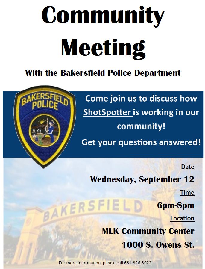 Community Meeting Flyer