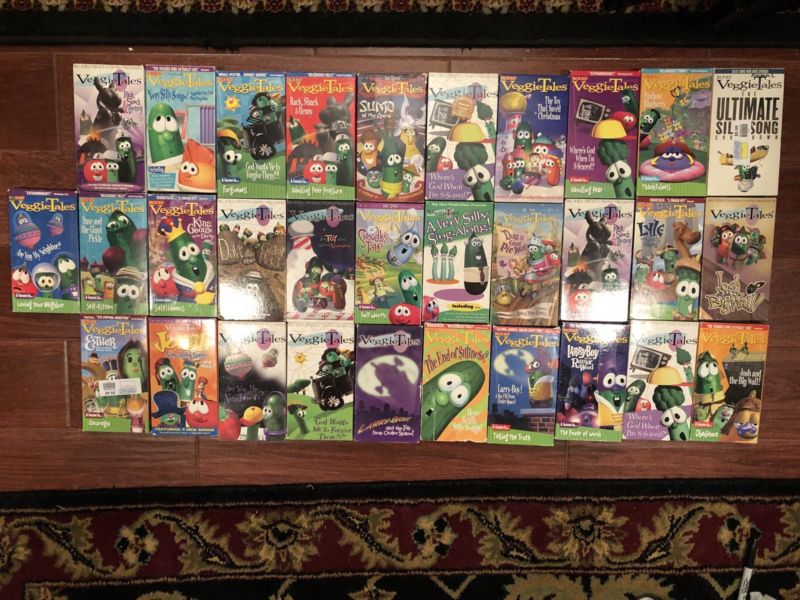 Veggietales The Early Years Vhs Lyrick Studios By