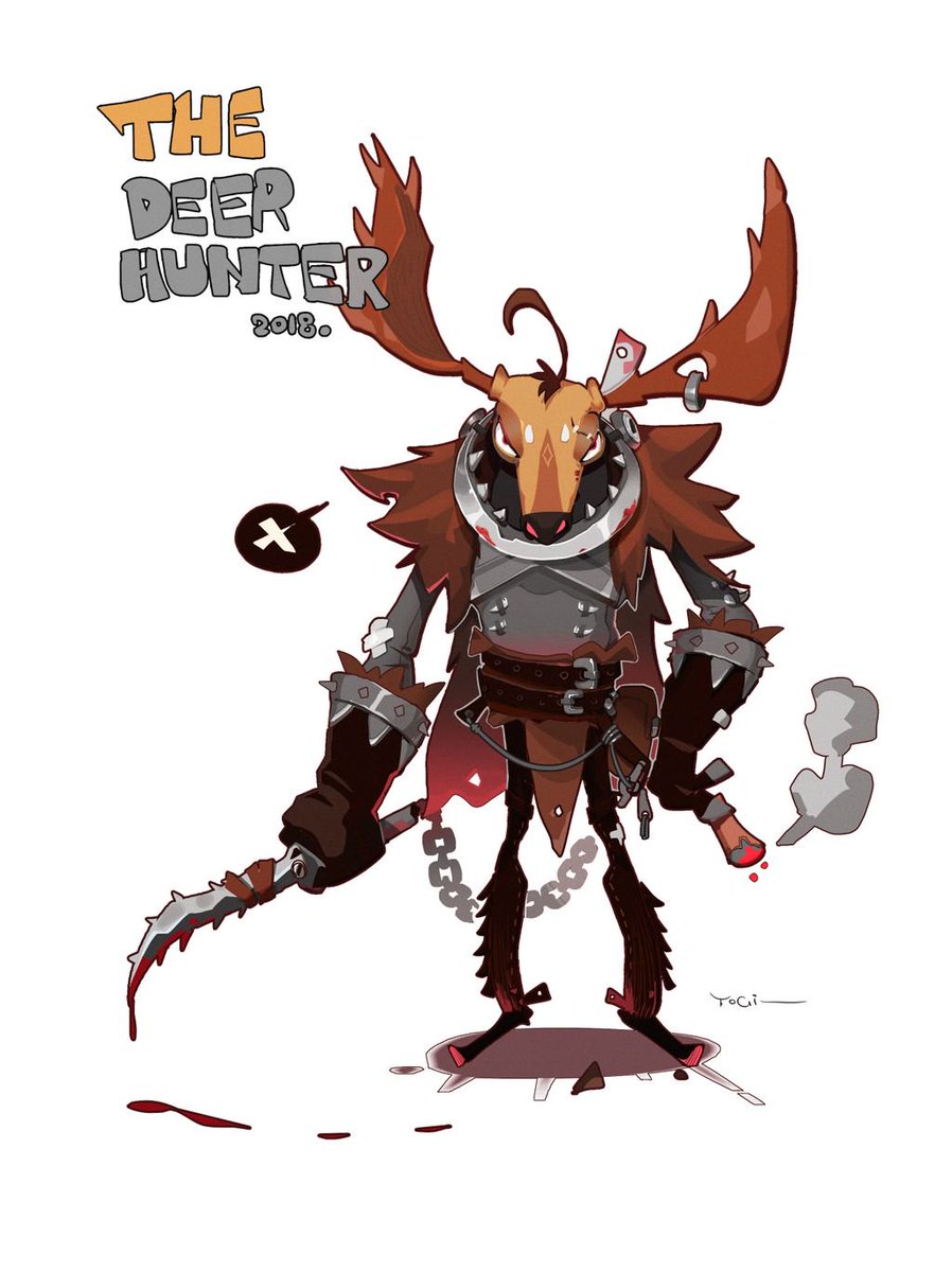 「Bane was once a warmhearted forest watch」|Identity Vのイラスト