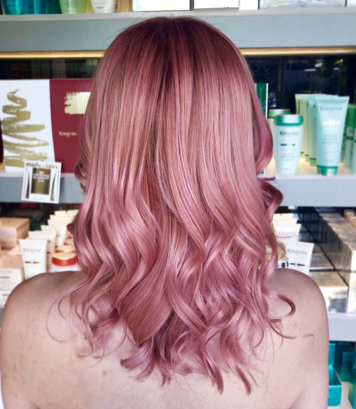Antique Rose Hair Color