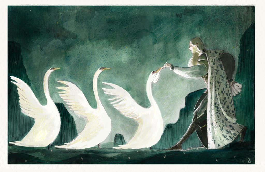 An enchanting depiction of JRR Tolkien's character, Tuor, leader of the ...