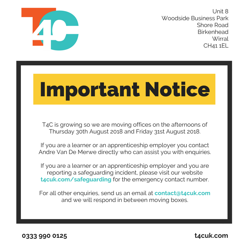 We Are Moving Office Notice