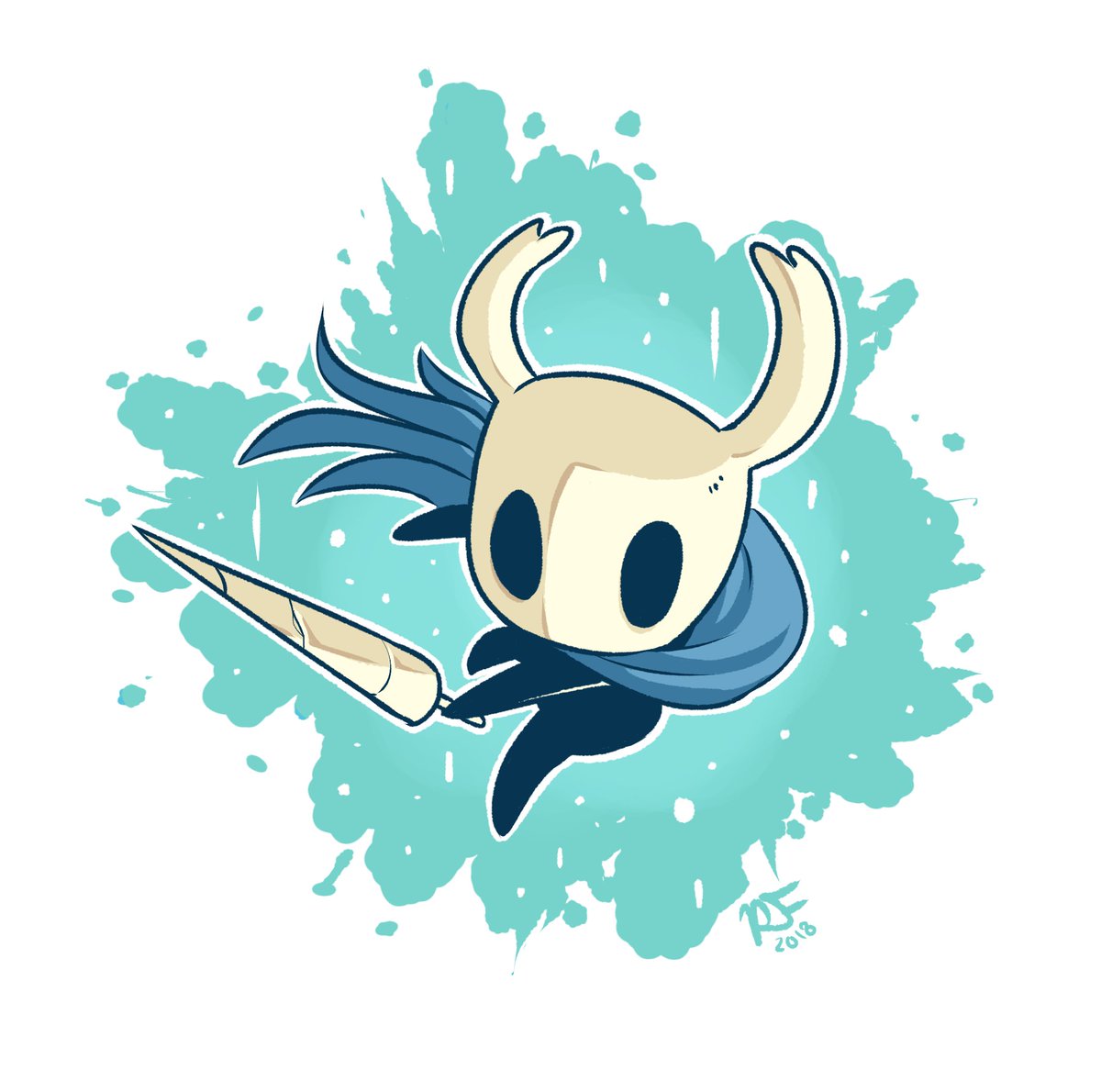 「Picked up Hollow Knight recently and I'm」|Russのイラスト
