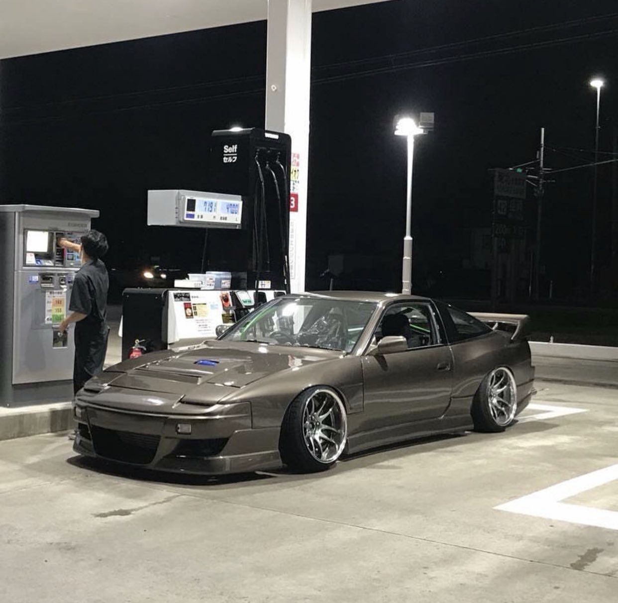 Stanced Nissan 240sx Hatch