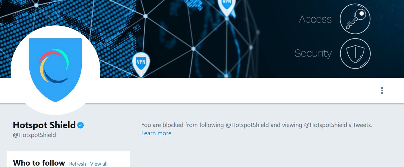 Windscribe on Twitter: "Awww @HotspotShield I thought we were friends! Just kidding, you're all ...