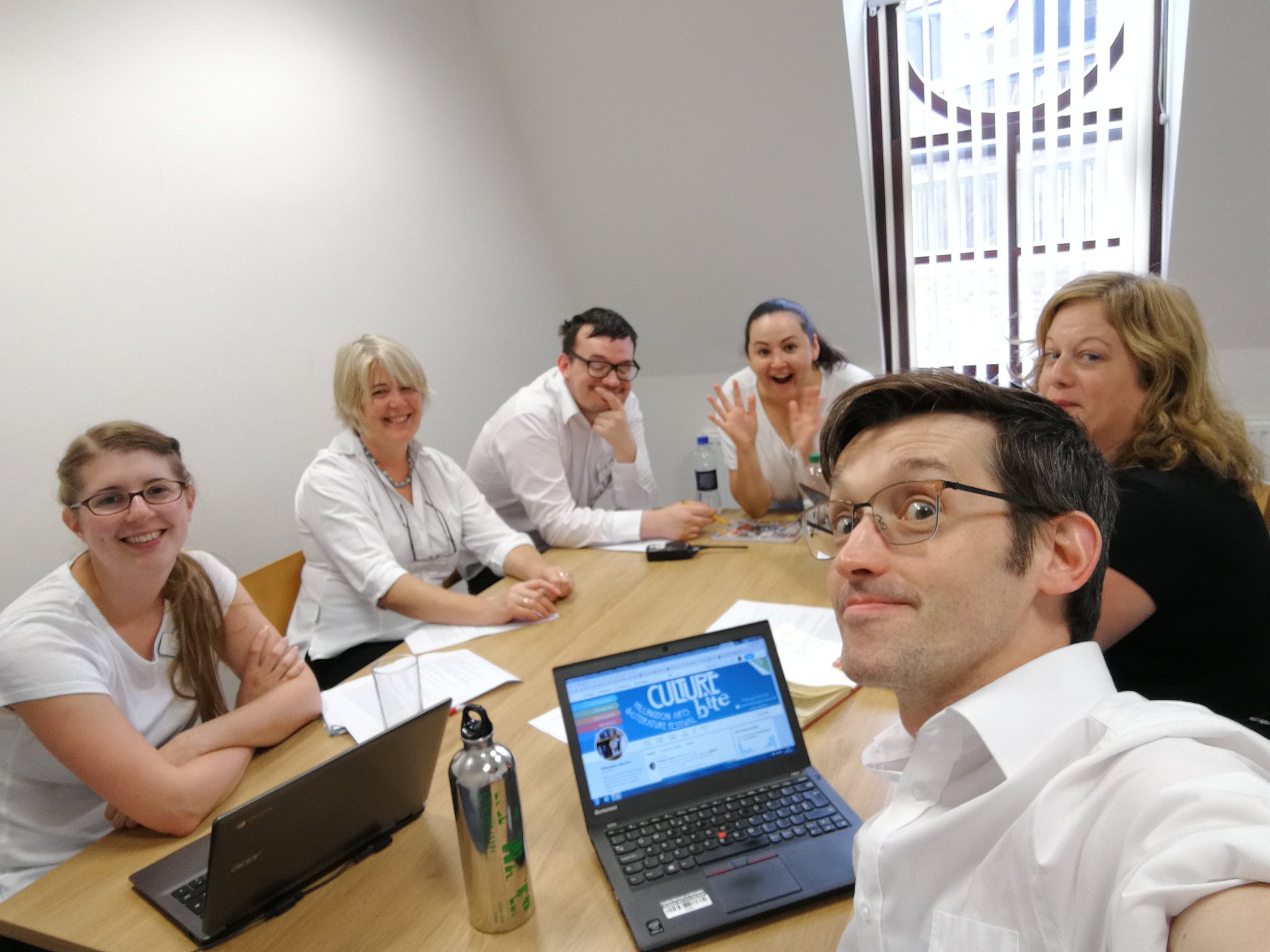 Hillingdon Libraries on Twitter: "Here we are having a meeting about our Social Media Strategy ...