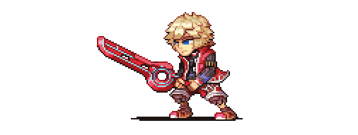 Shulk Xenoblade Sprite
