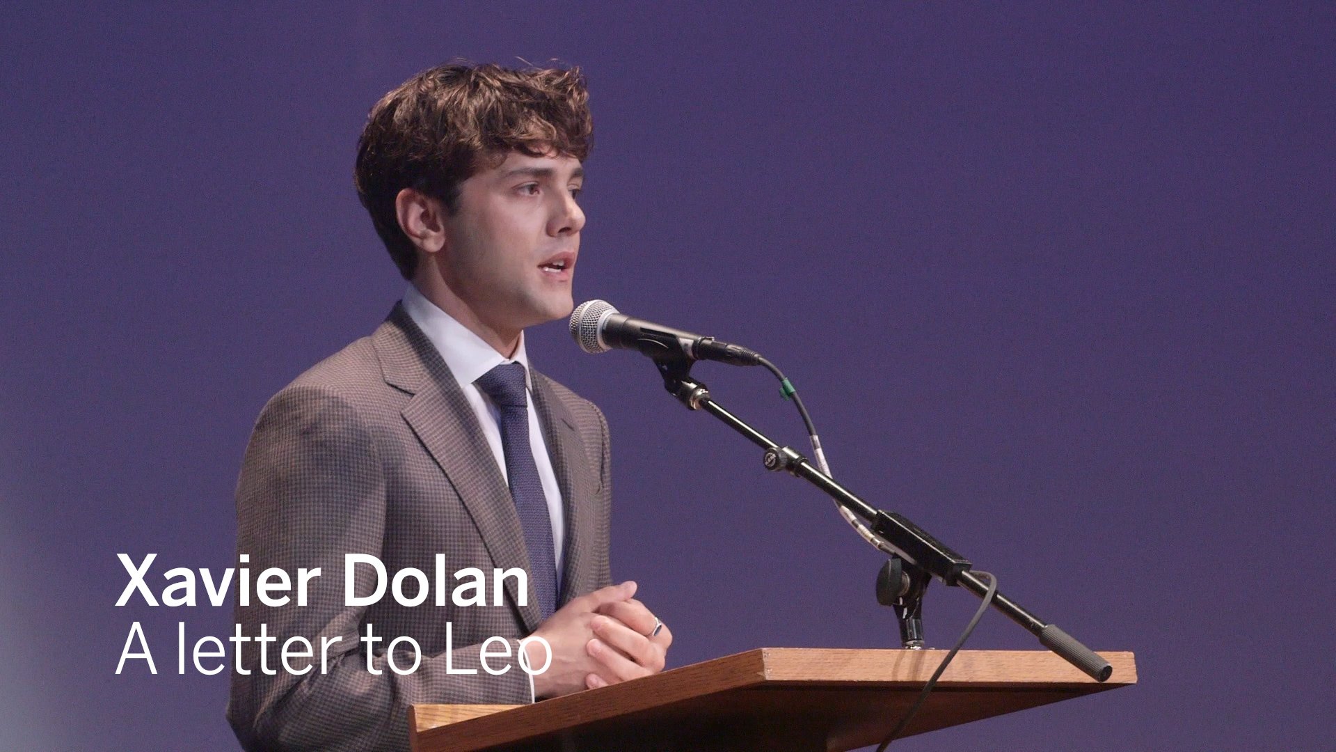 Xavier Dolan Shares The Fan Letter He Wrote Leonardo It's Only The End
