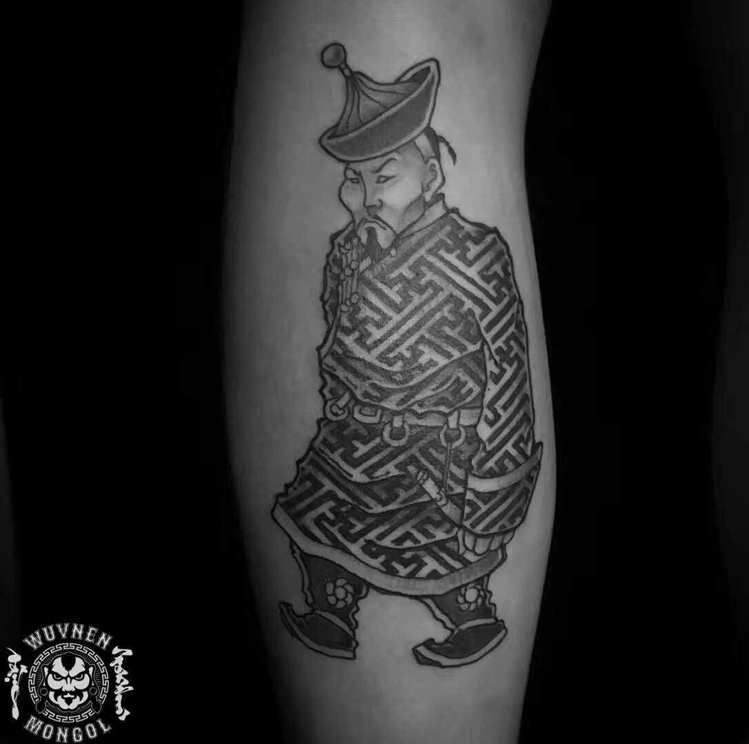 Mongolian Tribal Tattoo