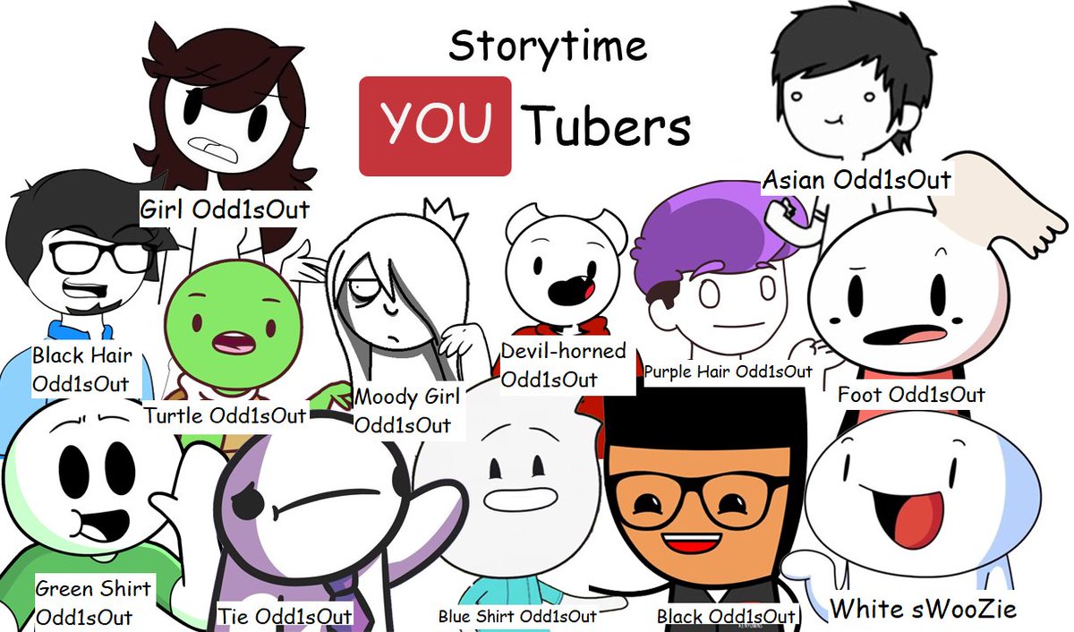 "quirky" odd1sout/Jaiden animations knockoff : r/starterpacks